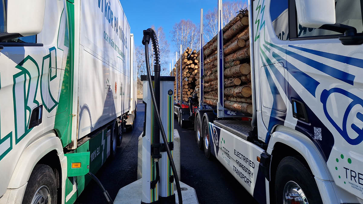 Tillsammans kartlägger vi laddinfrastruktur för tunga fordon - Skogforsk